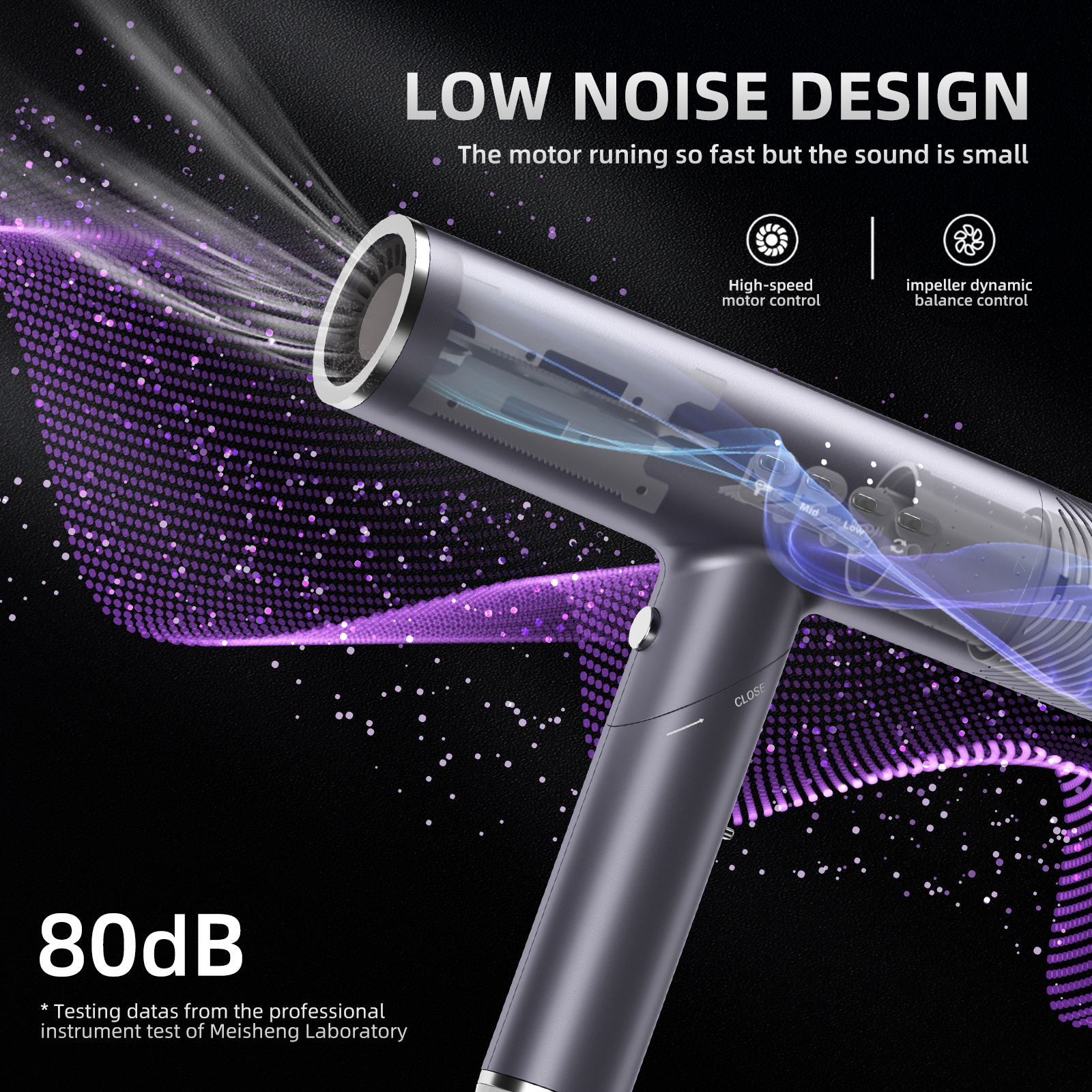 Private Label Nano Bldc Motor Super Anion Blow Hair Dryer With Diffuser